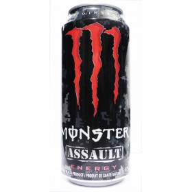 Monster Assault Energy Drink, 16 oz Each, 24 Cans Total