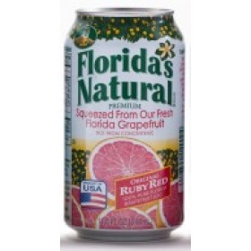 Florida's Natural Ruby Red Grapefruit Juice, 11.5 oz Each, 24 Total