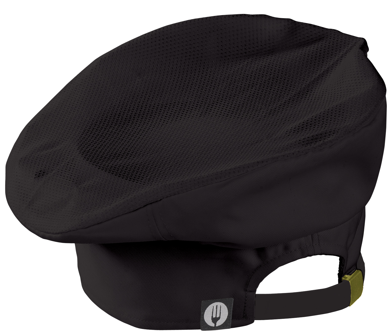 Chef Works TOCVBLK0 Cool Vent Toque Hat Black