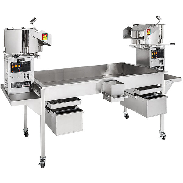 Cretors Twin Giant 81" Assembled Popping Table