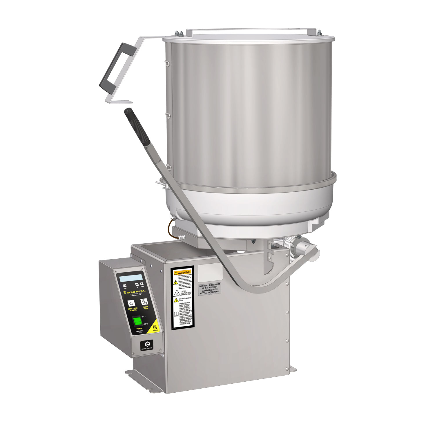 Gold Medal 2411E Mark 10 Cooker Corn Treat Unit RH Dump 208V / 240V