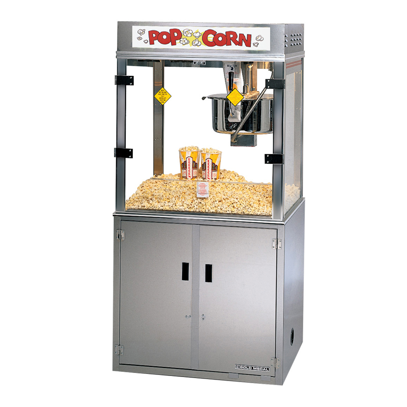 Gold Medal 2911EB Medallion 52oz Popper with Base 208/240V