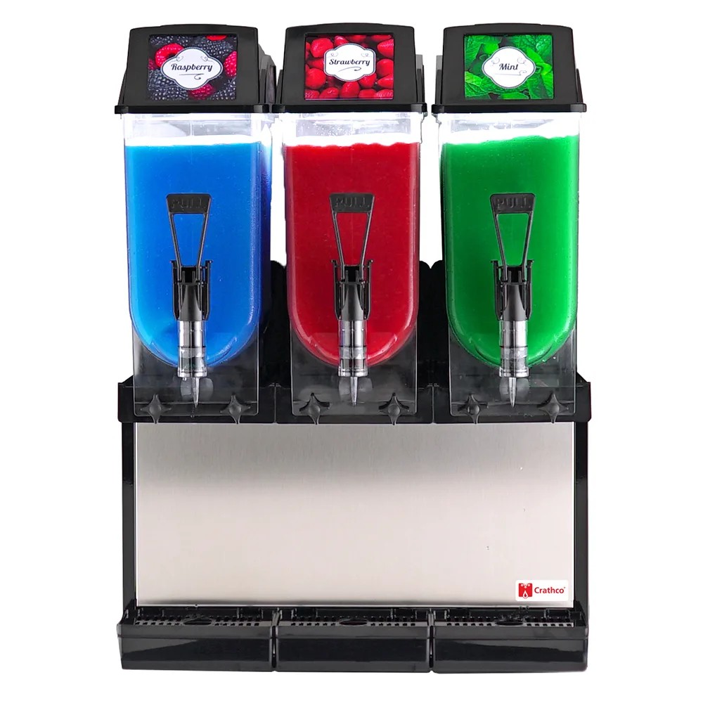 Crathco FROSTY 3 Frozen Granita/Slush/Shake Dispenser with 3 - 3.2 ...