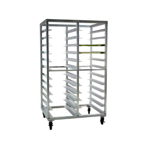 New Age 97715 Tray Transport-Retrieval Rack, Double Wide 48 14inx18in