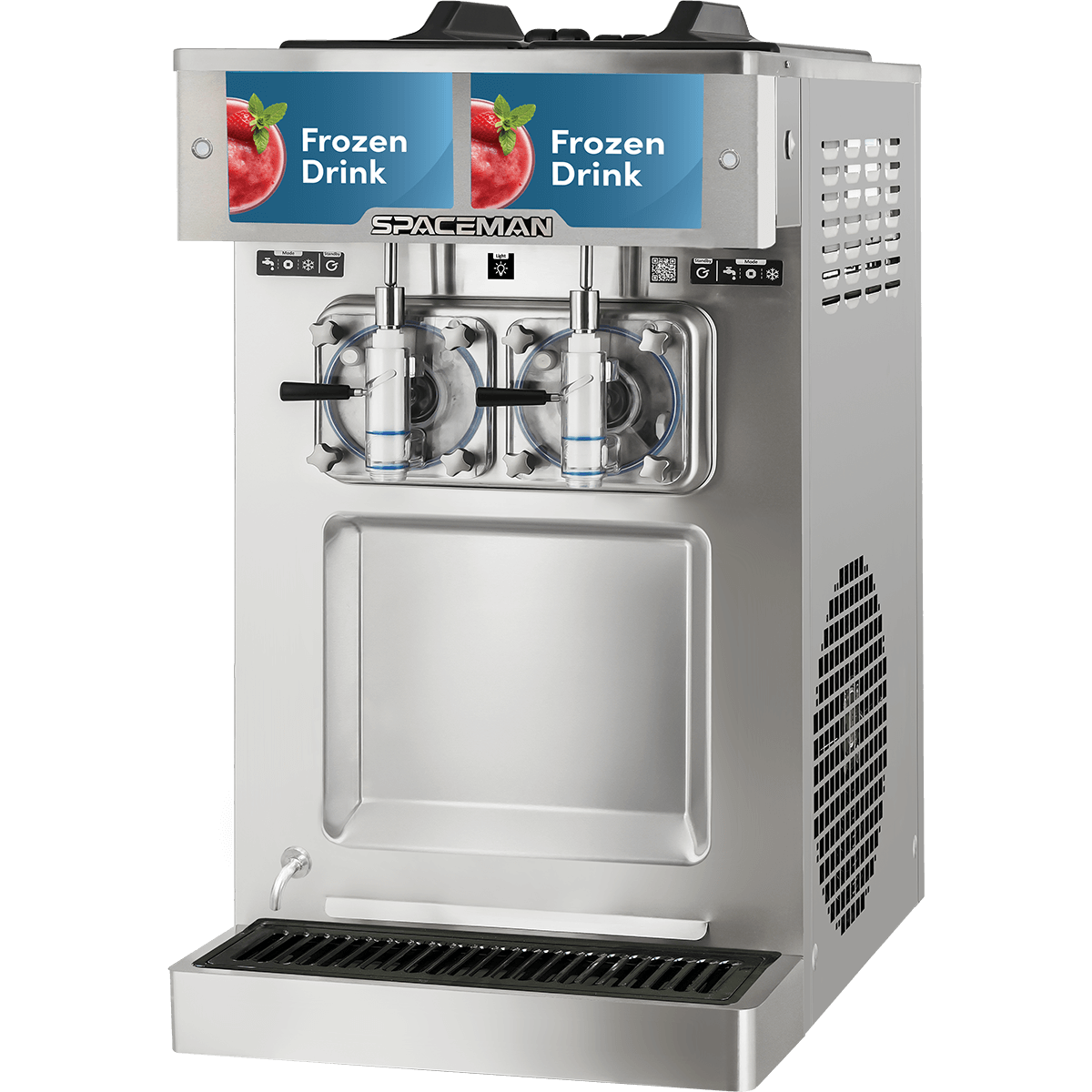 Spaceman 6695-C Frozen Drink and Shake Machine Counter 2 Flavors