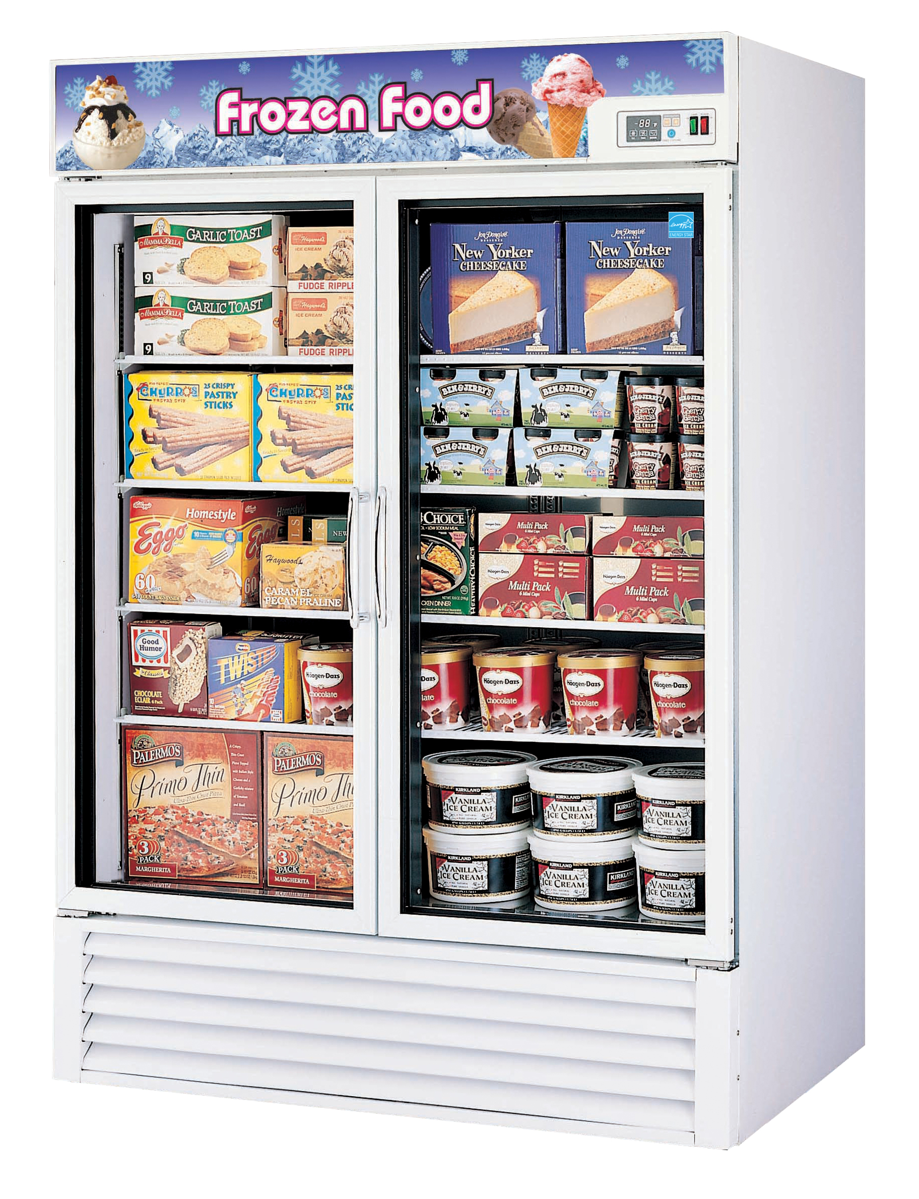 Turbo Air TGF-49FE Freezer Merchandiser 49 cu ft