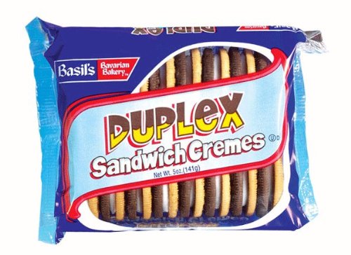 Basil’s Duplex Sandwich Cremes, 5 oz Each, 24 Bags Total