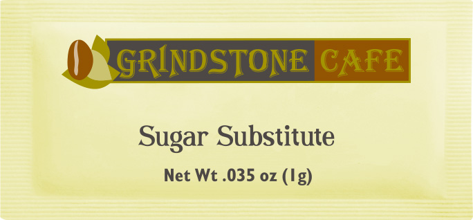 Grindstone Yellow Packet Sweetener 0.035 oz Each Packet, 2000 Packets Total